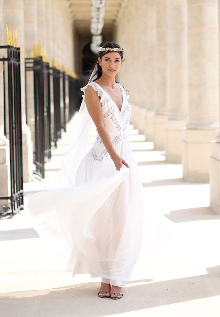 HARPER - robe de mariée bohème - Julie Bauer Paris