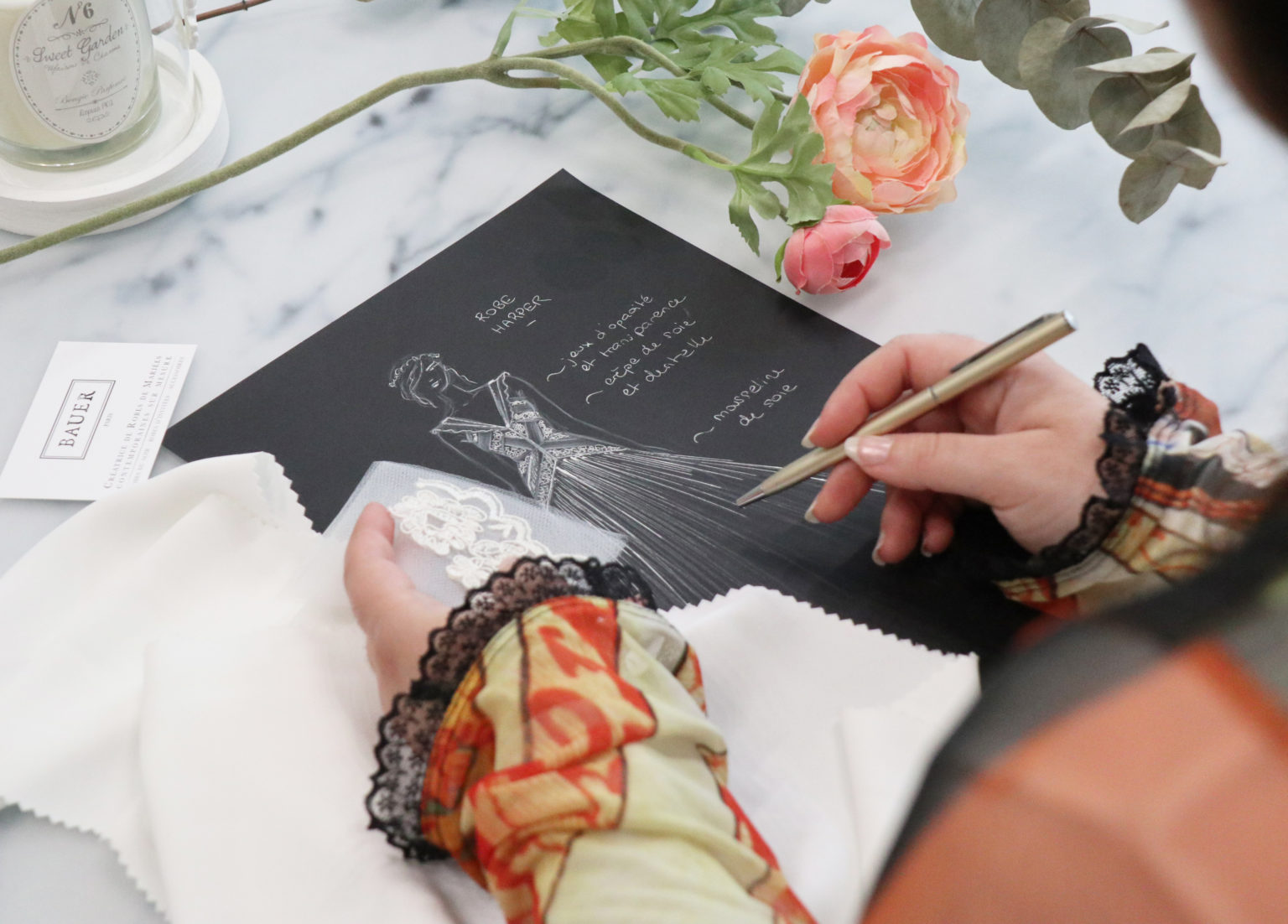 Robe de mariee sur mesure - Ma robe idéale - Julie Bauer Paris